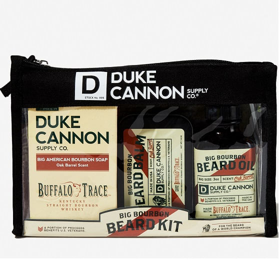 Duke Cannon Bourbon Beard Set