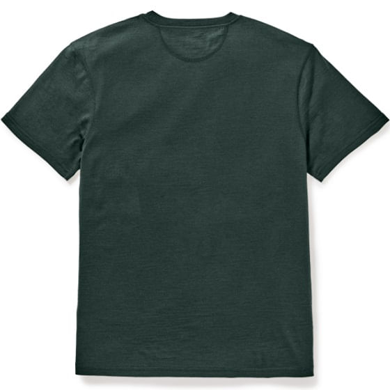 M Merino Wool Ss Crw Darkolive