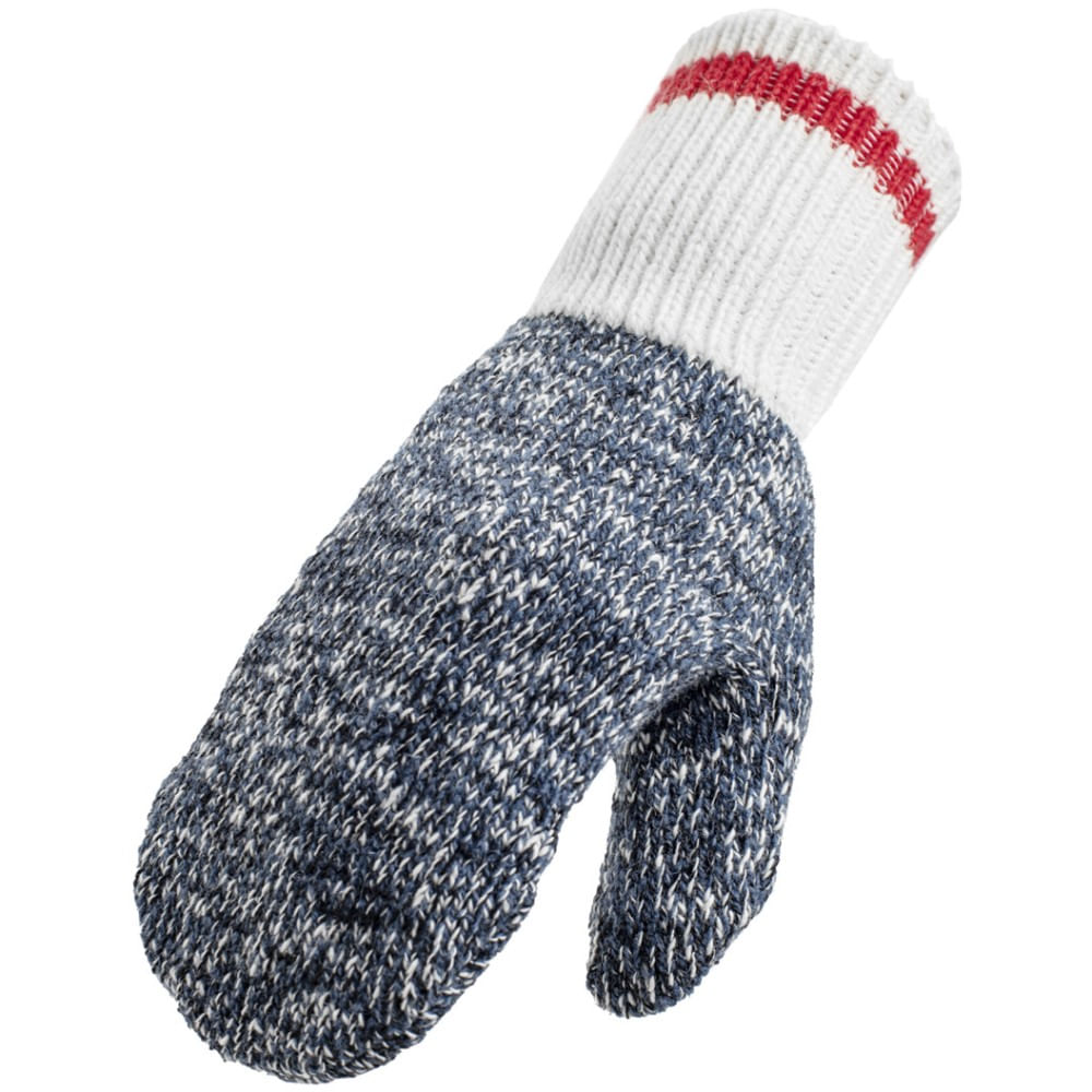 Duray Marled Mitten - Blue/Red | Apple Saddlery