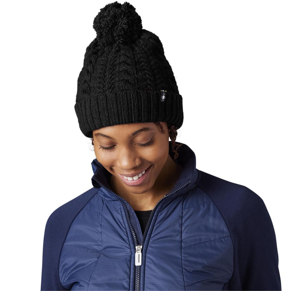 Smartwool Women's Ski Town Hat - Black | Apple Saddlery