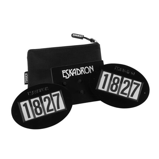 , Eskadron Start Number Set Blk, Eskadron 3822 00 900 290