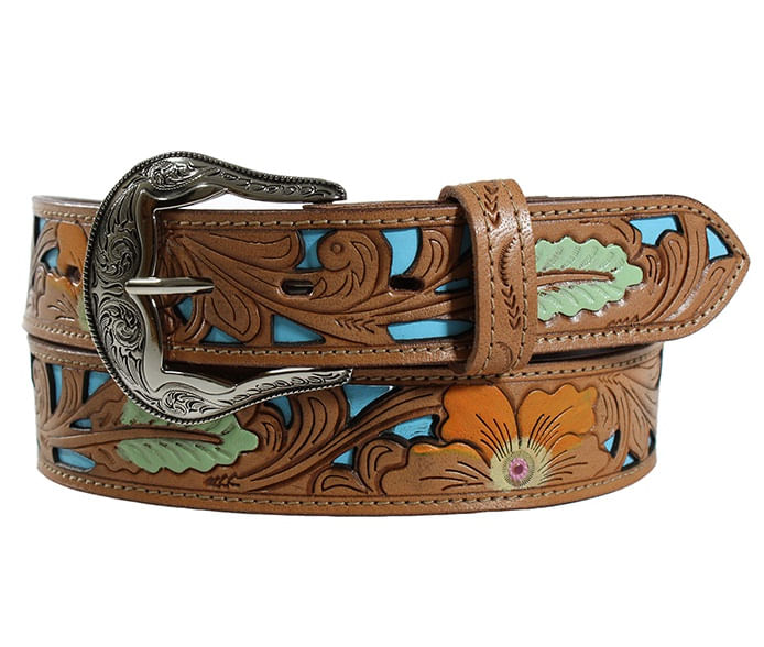 , Ariat Hand Painted Floral Tan, Ariat A1590308