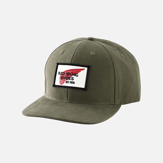 , Redwing Emb. Logo Ball Cap-oak, Redwing 97475