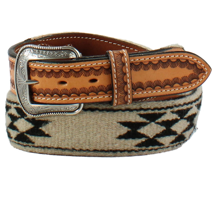 , Woven Natural Tan Belt, M & F Western D100015560