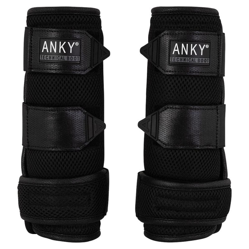 Anky 3D Mesh Boots - Black