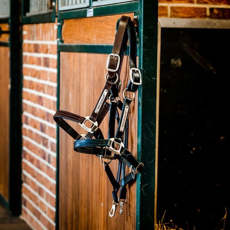 , Horseware Leather Halter-black, Horseware Dhhlm0-k000