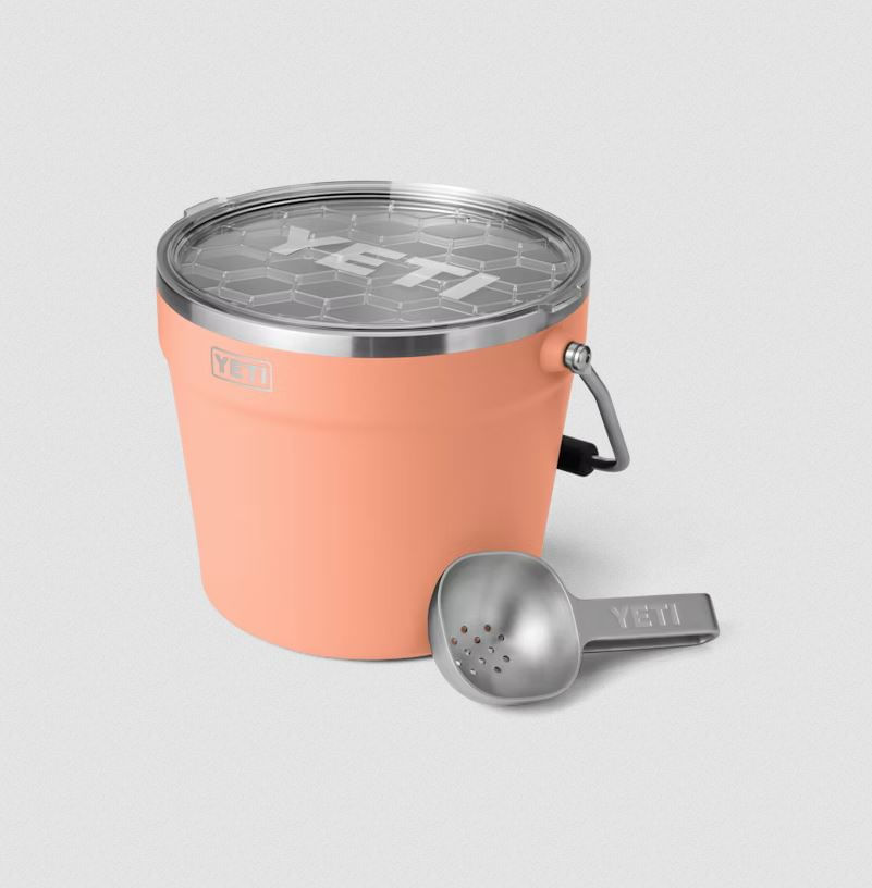 , Rambler Beverage Bucket-peach, Yeti 70000004479